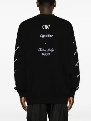 Off-White 23 Logo Skate Cotton Sweatshirt