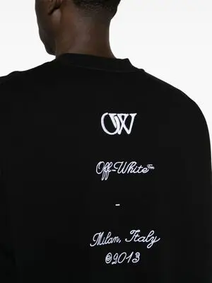 Off-White 23 Logo Skate Cotton Sweatshirt