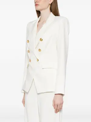 Veronica Beard Miller Double-breasted Blazer - White
