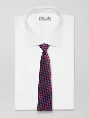 Canali 8cm Silk-dobby Tie