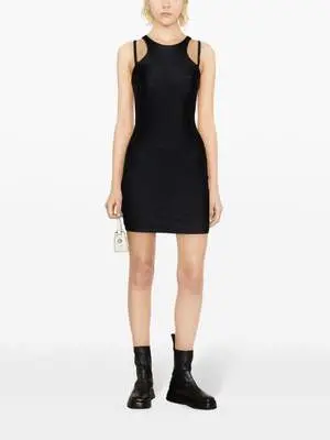 Versace Crystal-embellished Mini Dress
