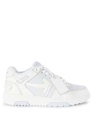 Off-White Out Of Office Leather Sneakers - Neutrals