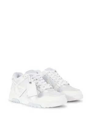 Off-White Out Of Office Leather Sneakers - Neutrals