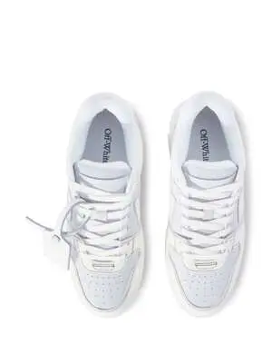Off-White Out Of Office Leather Sneakers - Neutrals