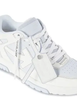 Off-White Out Of Office Leather Sneakers - Neutrals