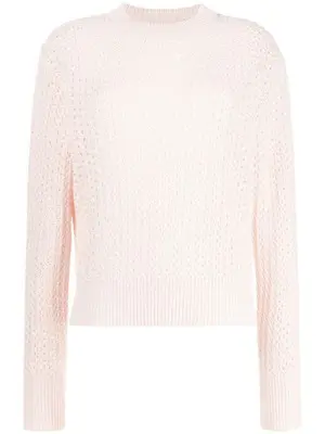 Fabiana Filippi Pointelle Knit Jumper - Pink