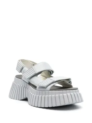 Camper Bcn Platform Sandals - Blue