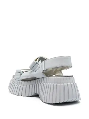 Camper Bcn Platform Sandals - Blue