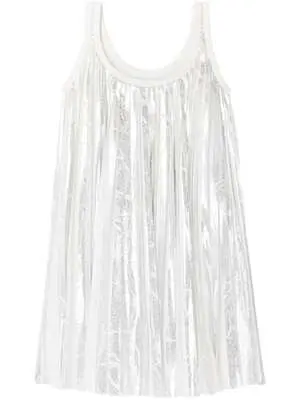 AZ FACTORY Josephine Pleated Midi Dress - White