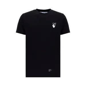 Off-White Caravaggio Arrow Slim Tee - Black