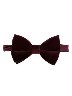 FURSAC Adjustable Velvet Bow Tie - Purple