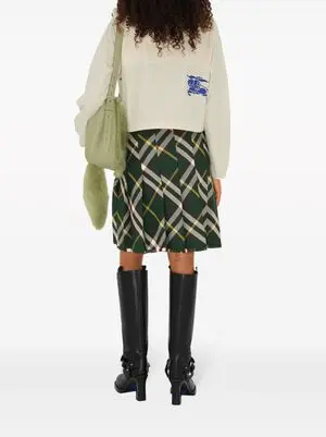 Burberry Equestrian Knight Zip-up Jacket - Neutrals