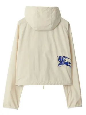 Burberry Equestrian Knight Zip-up Jacket - Neutrals