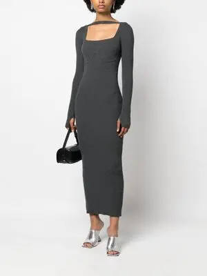 PATOU Long-sleeve Knitted Dress