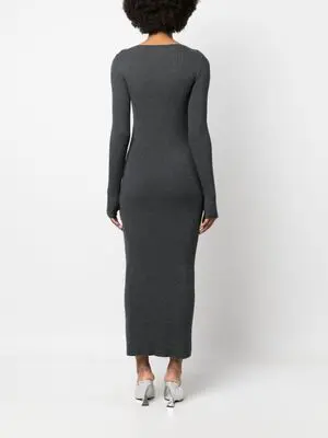 PATOU Long-sleeve Knitted Dress