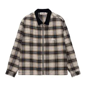 StÜssy Frank Plaid Zip Shirt