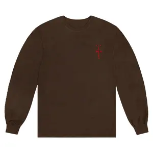 TRAVIS SCOTT Jumbo Long-sleeve T-shirt - Brown