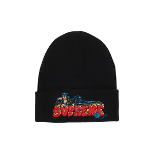 Supreme Embroidered Beanie - Black