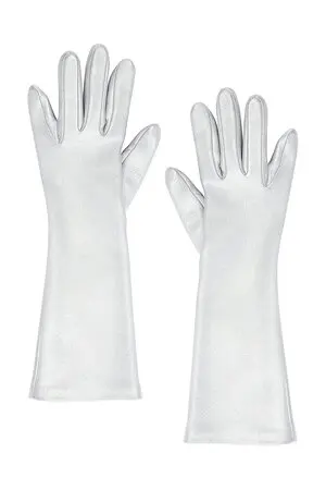Alaïa Gant Opera Gloves - Argent