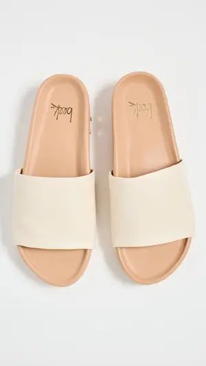 Beek Pelican Sandals - Eggshell/beach