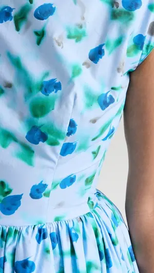 Marni Reverie Poplin Midi Dress