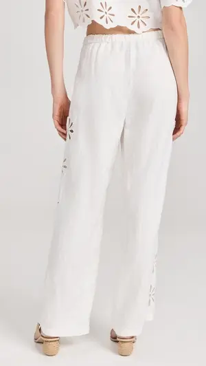 Rails Emmie Pants - White Eyelet
