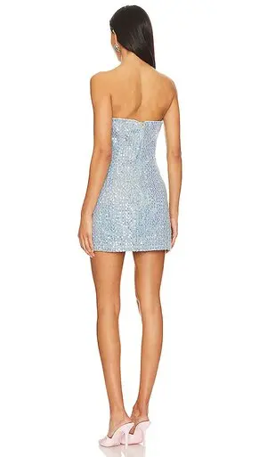 Superdown Claudia Sequin Denim Dress