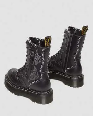 Dr. Martens Jadon Hi Boot Gothic Americana Leather Platforms  display picture 1