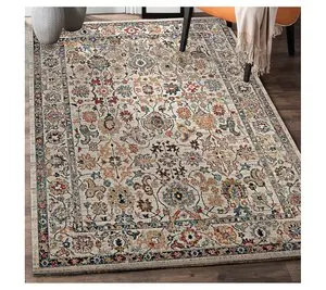 LINON Pinnacle Laramie Ivory & Blue 'x7' Rug - One-color