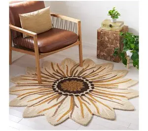 SAFAVIEH Novelty 102 Series 5' X 5' Round - One-color