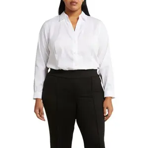 Jones New York Cotton Shirt - White