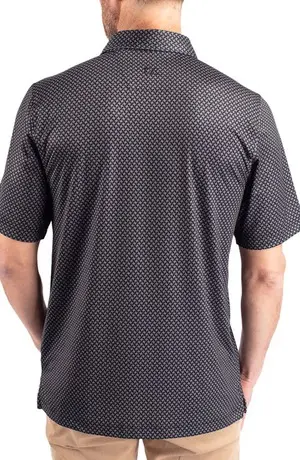 Cutter & Buck Geo Pattern Performance Polo - Black