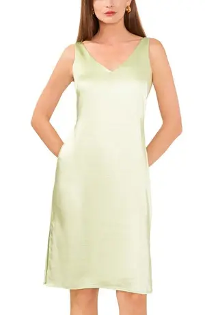Vince Camuto Hammered Satin Slipdress