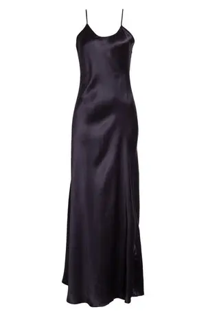 Eleventy Silk Charmeuse Slip Dress
