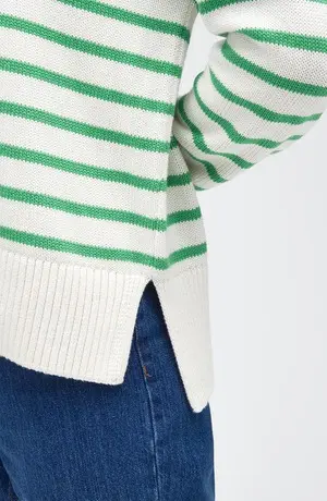 Barbour Oakfield Striped Cotton Sweater
