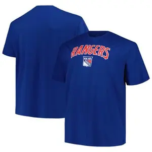 Profile New York Rangers Big & Tall Arch Over Logo T-shirt - Blue