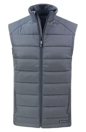 Cutter & Buck Evoke Hybrid Softshell Vest - Elemental Grey