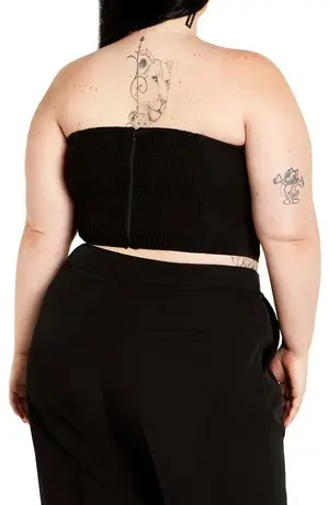 City Chic Alexis Strapless Corset Top