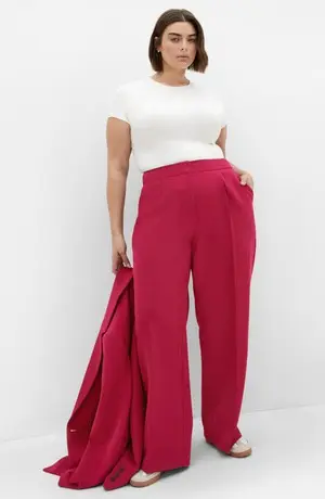 City Chic Alexis High Waist Wide Leg Pants