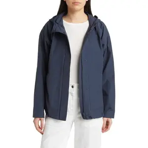 Eileen Fisher Hooded Cotton-blend Jacket