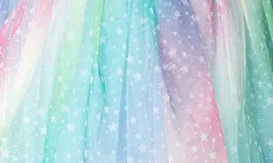 POPATU Tulle Starry Print Dress