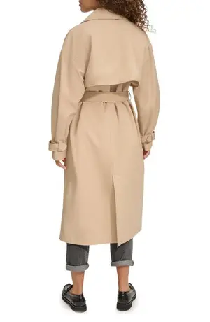 LEVI'S Belted Long Trench Coat