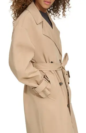 LEVI'S Belted Long Trench Coat