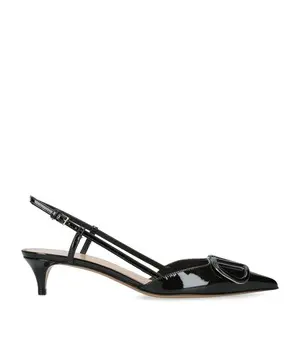 Valentino Garavani Slingback Heels - Black