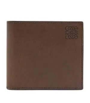 Loewe Leather Bifold Wallet Brown
