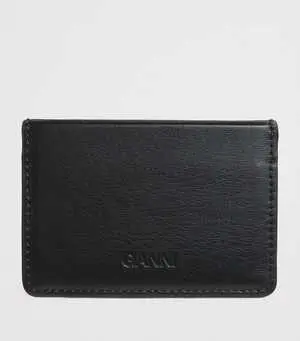 GANNI Recycled Leather Bou Card Holder