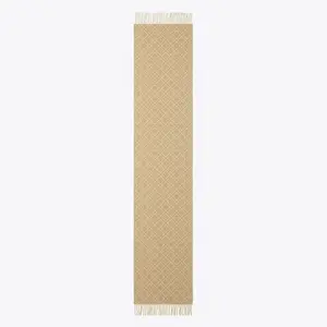 Tory Burch T Monogram Oblong Scarf - Camel