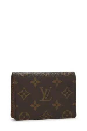LOUIS VUITTON Monogram Canvas Porte 2 Cartes Vertical