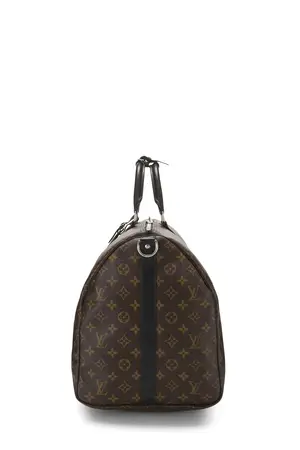 LOUIS VUITTON Monogram Macassar Keepall Bandouliere 55 - Brown