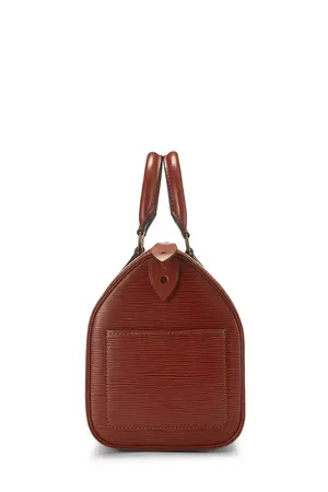 LOUIS VUITTON Speedy 25 Cannelle Epi Leather Handheld Bag